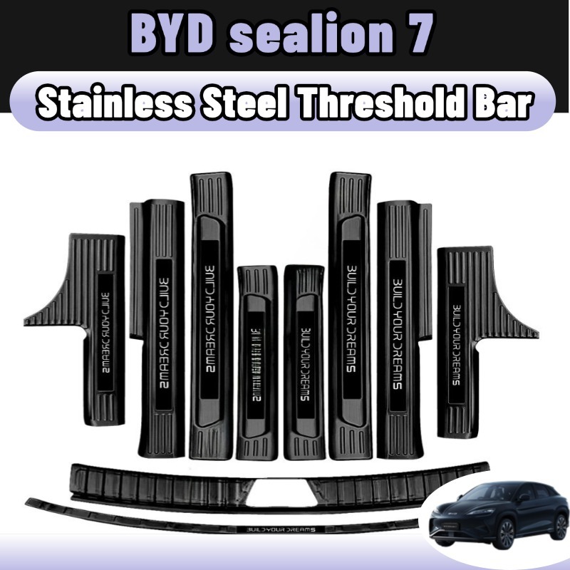 Byd Sealion 7 Full 304 Stainless Steel Accessories Kit Door Sills Rear ...