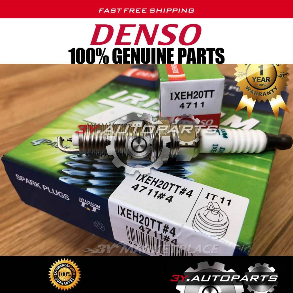 NEW DENSO IRIDIUM TT IXEH20TT (4pcs) SPARK PLUGS PERSONA NISSAN ALMERA ...