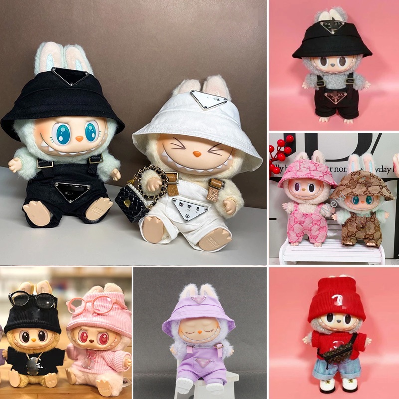 [Clothes Only] Cute Labubu clothes luxury Set, v1 v2 Sitting Walking ...
