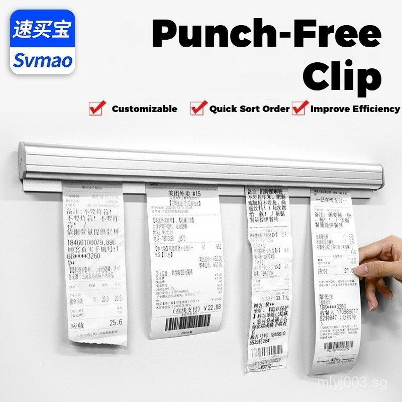 Single Clip Kitchen Take-out Order Small Ticket Clip Restaurant Menu ...