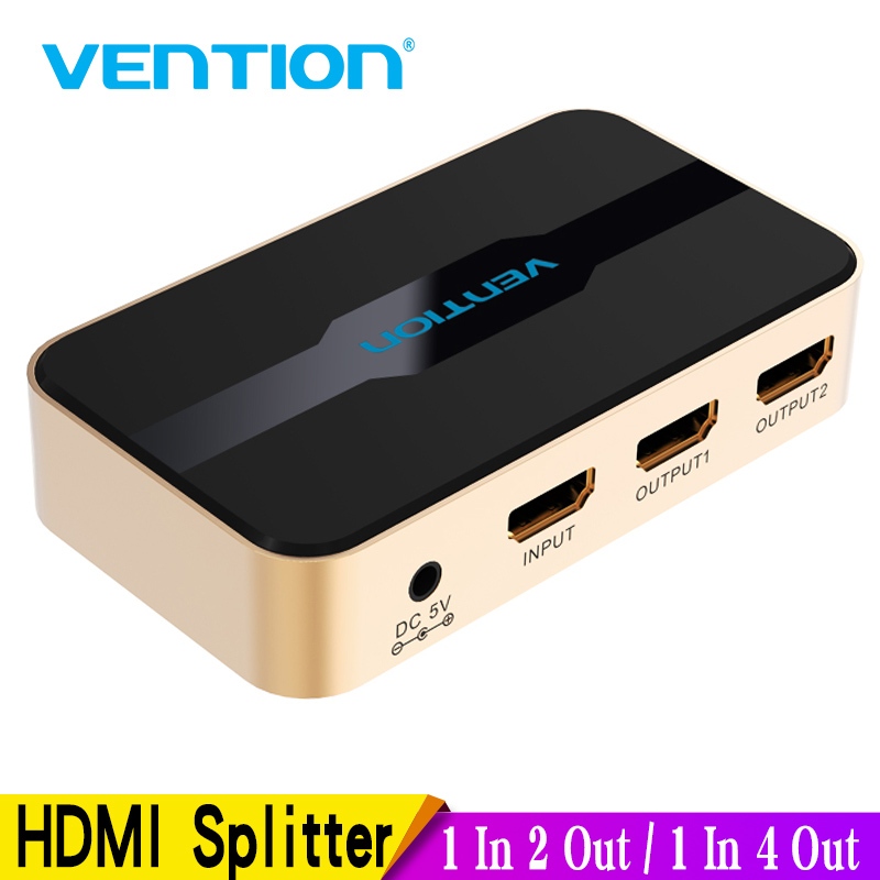 Vention HDMI Splitter 1x2 4k 3D Splitter HDMI Switch Adapter 1 In 2 Out ...