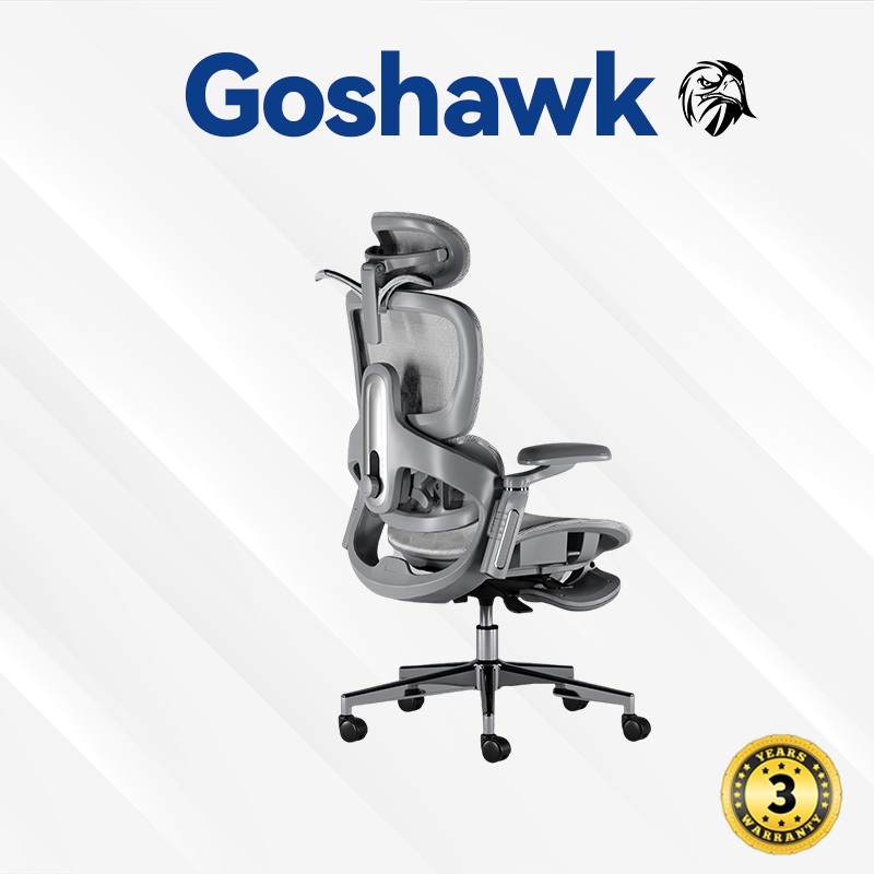 Ergonomic Office Chair With Leg Rest Office Chair With 3D Lumbar Support Gaming chair | Shopee ...