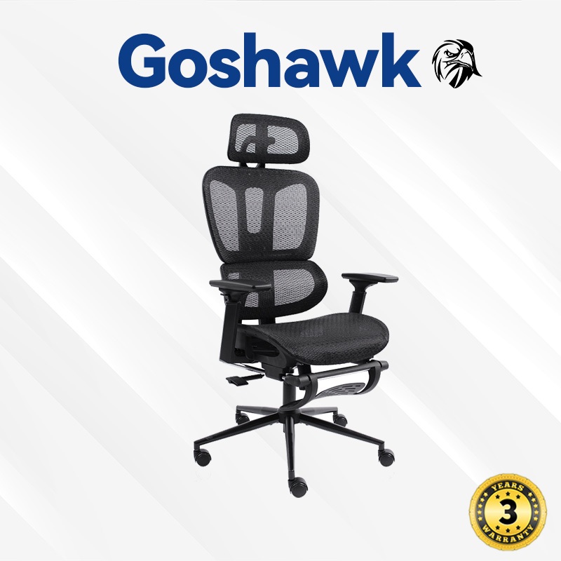 Ergonomic Mesh Chair Computer Esports Gaming Chair With Leg Rest 3 ...