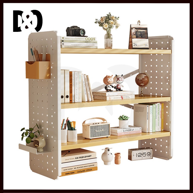 💻🔥Desktop Organiser Shelf Office Table Storage Rack Student Simple ...