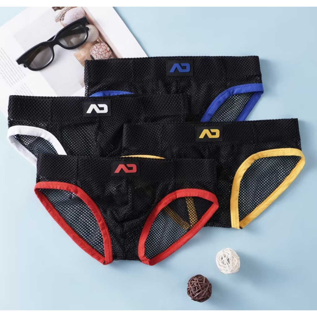 Men's briefs underwear mesh breathable Quick Drying | Shopee Singapore