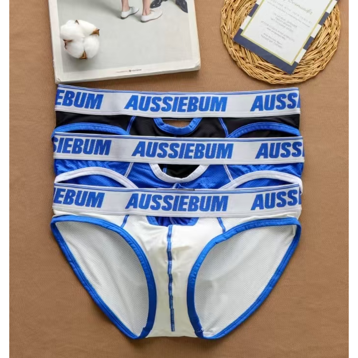 Men's briefs underwear mesh breathable Quick Drying Soft | Shopee Singapore