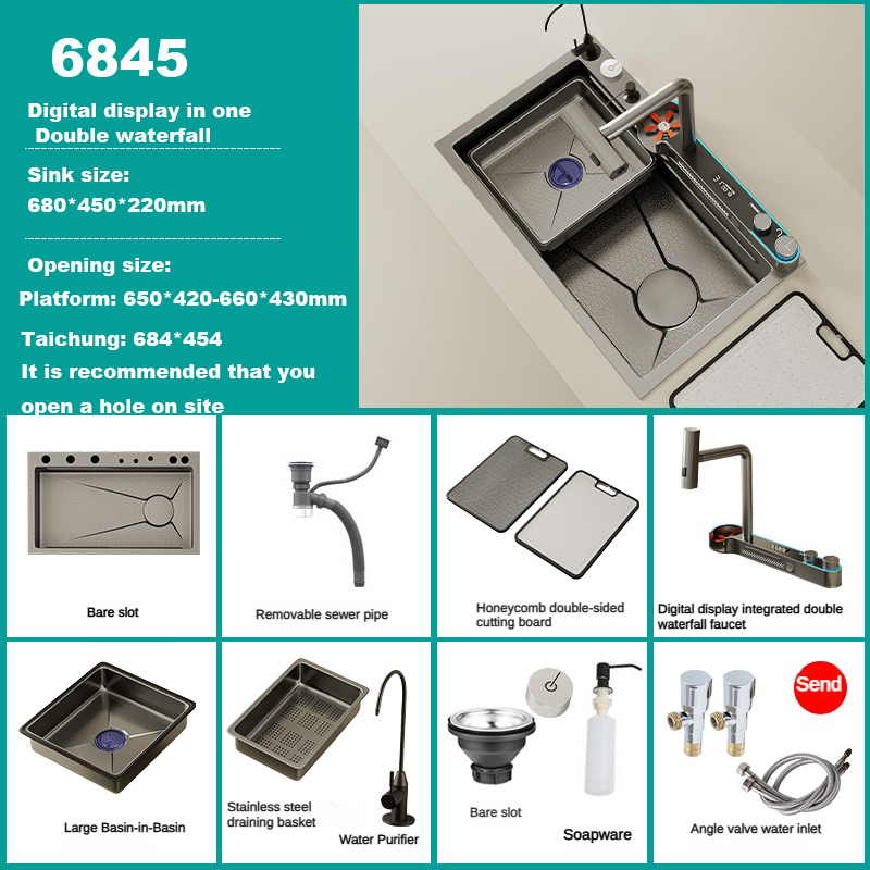 ] [Singapore in KESOL stock Kitchen SUS304 stainless steel 4MM Dolphin ...