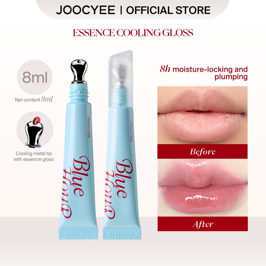 JOOCYEE Essence Cooling Gloss&Muddy Rouge Moisturizing Natural Smooth Lip Matte texture High ...