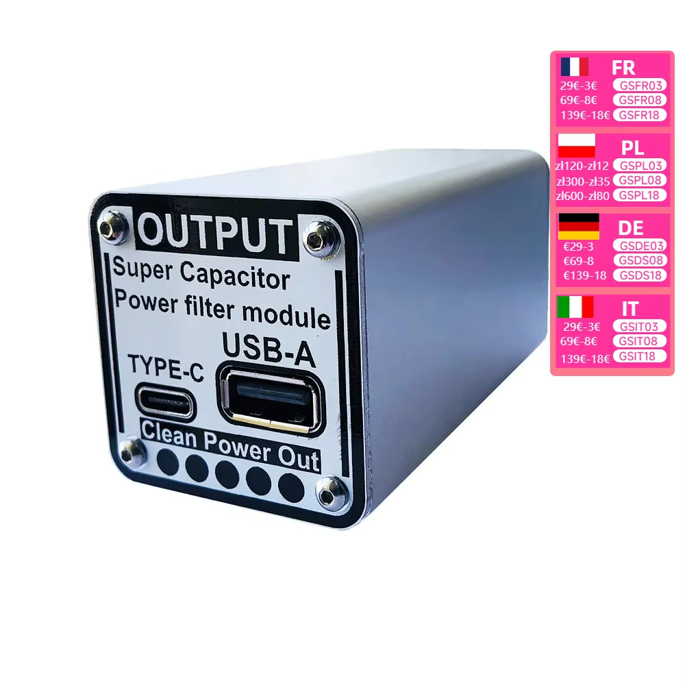 5V Super Capacitor Power Filter Type C Input and Output For Raspberry ...