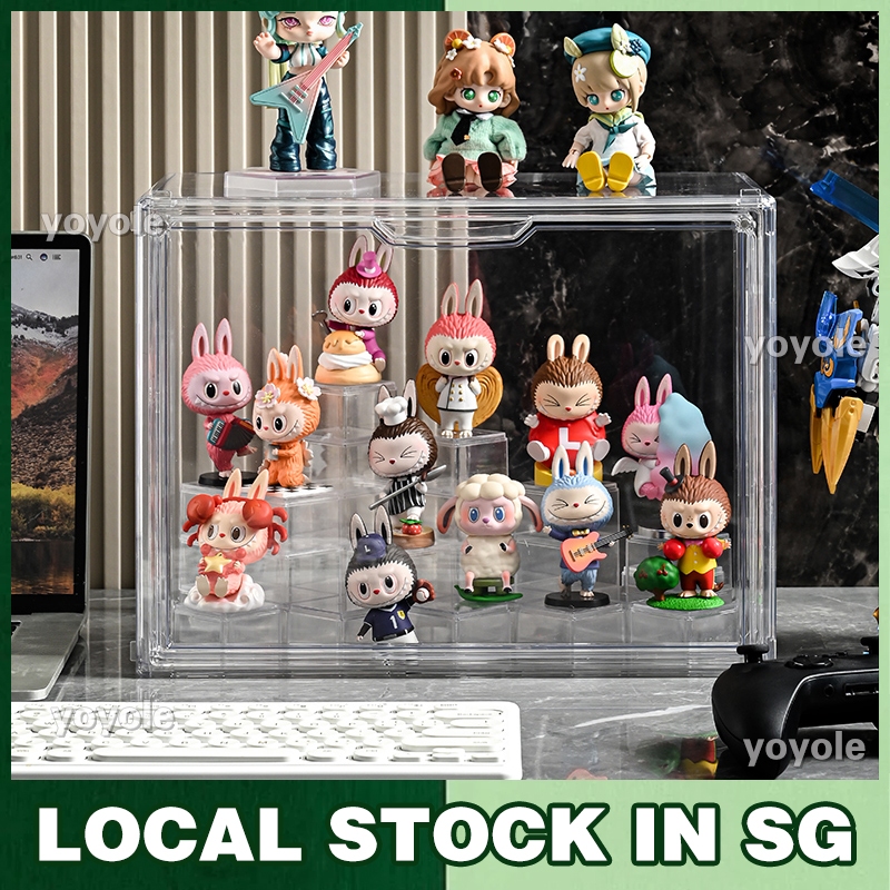 DIY Acrylic Popmart Display Box Blind Box Display Rack Figure Display ...