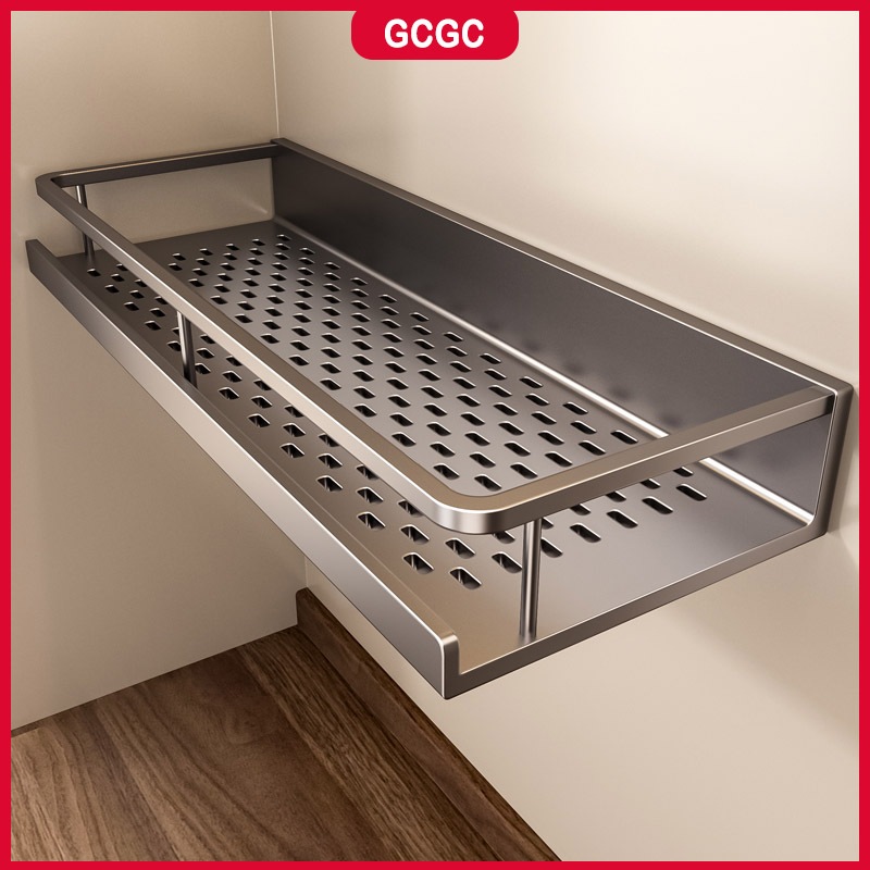 [SG Stock]GC Bathroom storage rack bathroom storage rack no punching ...