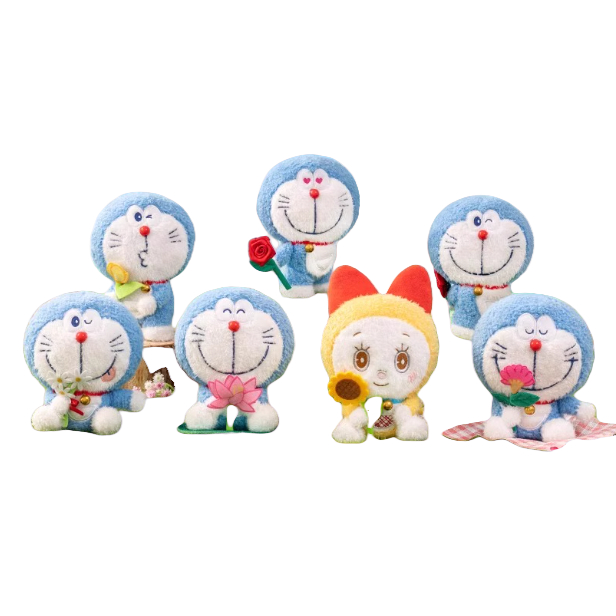 Toy DORAEMON DORAEMON Mystery Box Doll Flower Language Blessing ...