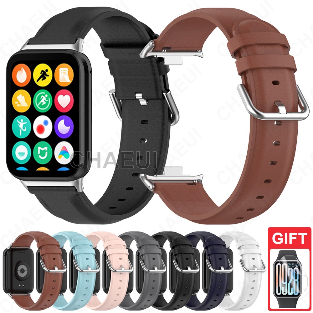 Leather Strap Replacement Durable Bracelet for Xiaomi Smart Band 9 Pro ...