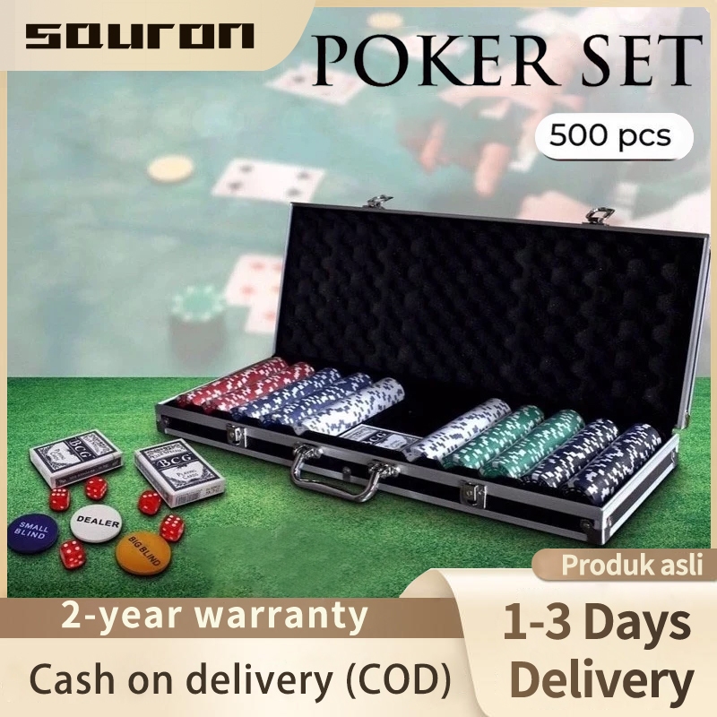 Poker chip set, casino games, casino chips, poker chips/mahjong chips/Texas Hold'em chips with ...