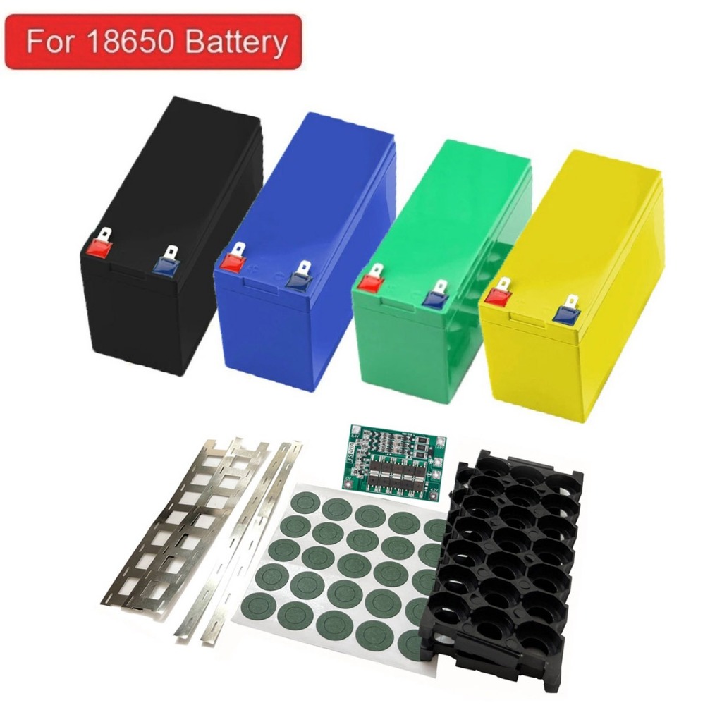 12V DIY Assembly Battery Box 18650 Lithium Battery Storage Box for ...