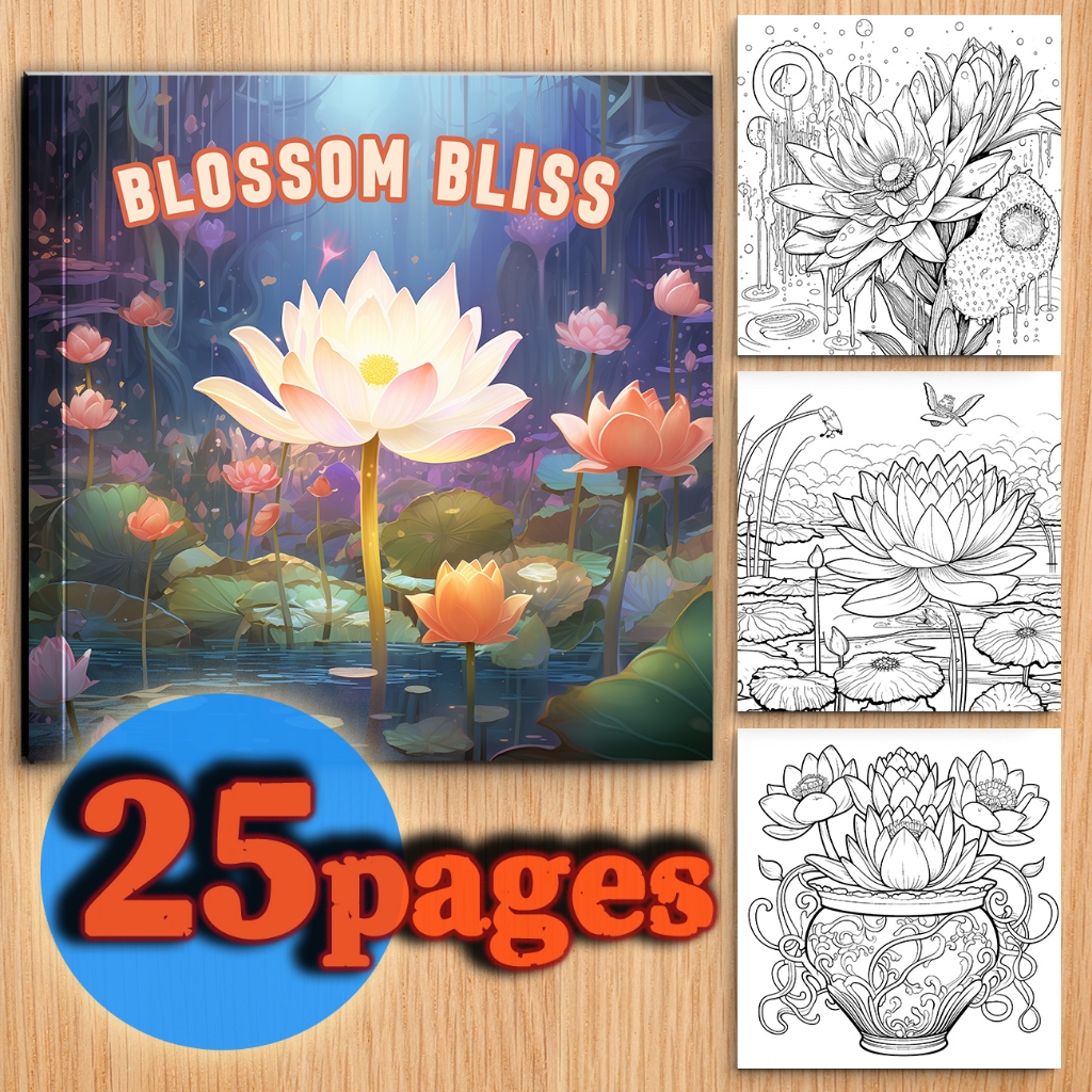 Bouquet Series Picture Book | Beauty Of Lotus Theme Book, Independent ...