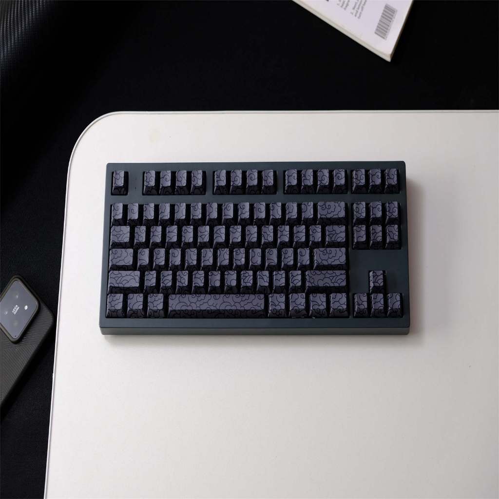 Auspicious Clouds Side light transmission Keycap 136 Keys PBT Material ...