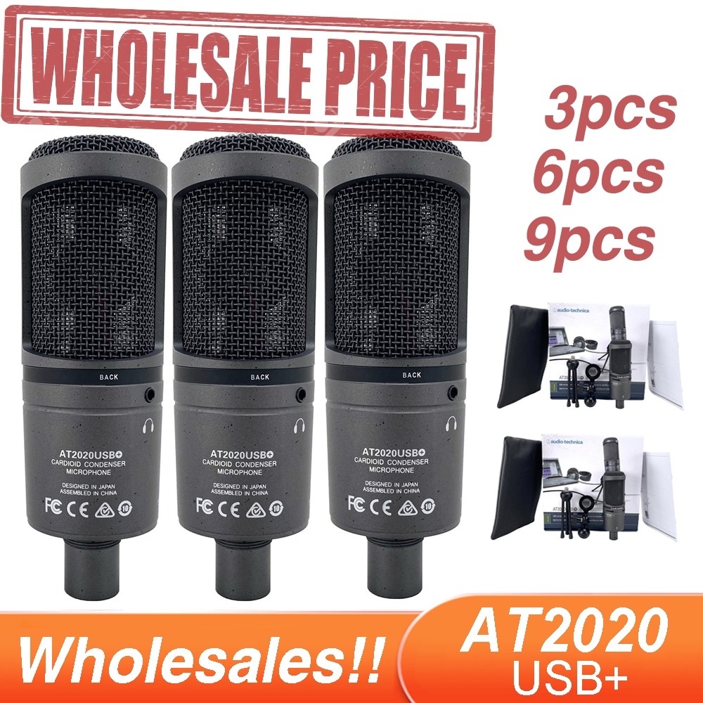 Audio Technica AT2020USB+ Cardioid Condenser USB Mic Microphone ...