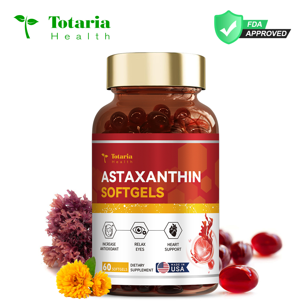 Totaria Astraxanthin Supplements 12mg With Lutein And Zeaxanthin ...
