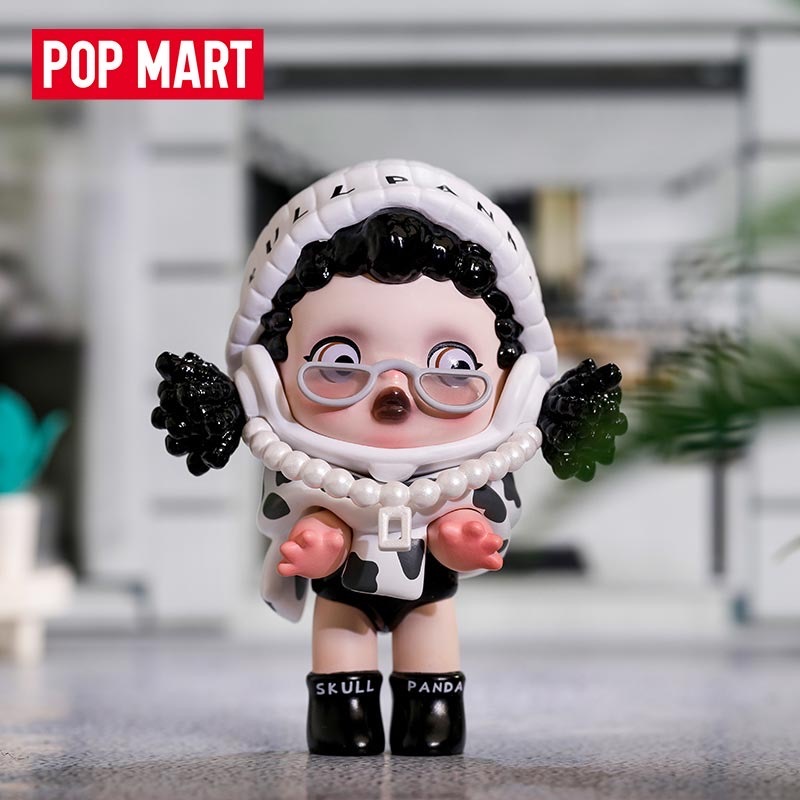 POPMART Skullpanda cat craze series hand run blind box Bubble Mat ...