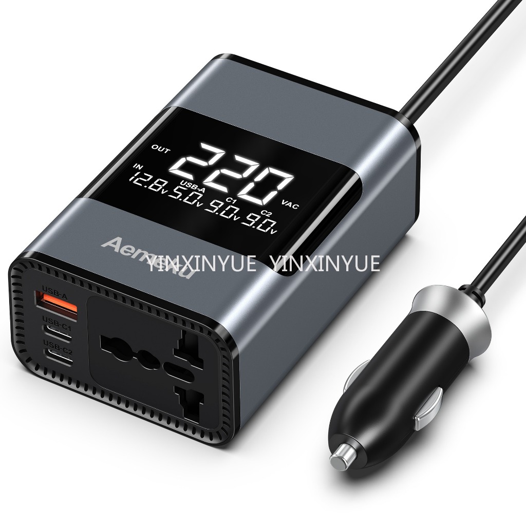 Car inverter 200W Car Power Inverter PD fast charging car charging ...