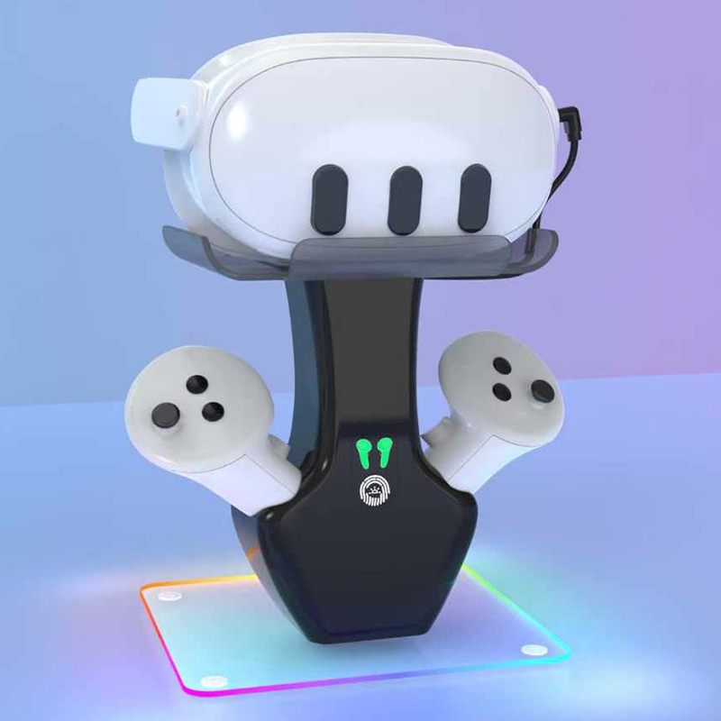 Charging Dock for Meta Quest 3S RGB Controller Station Stand Controller ...