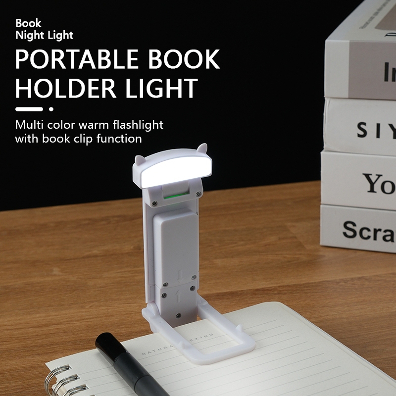 Mini LED Book Light USB Rechargeable Eye Protection Reading Light ...