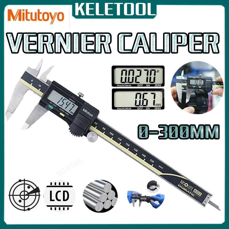 Japan Mitutoyo vernier ruler LCD display accurate measurement stainless ...