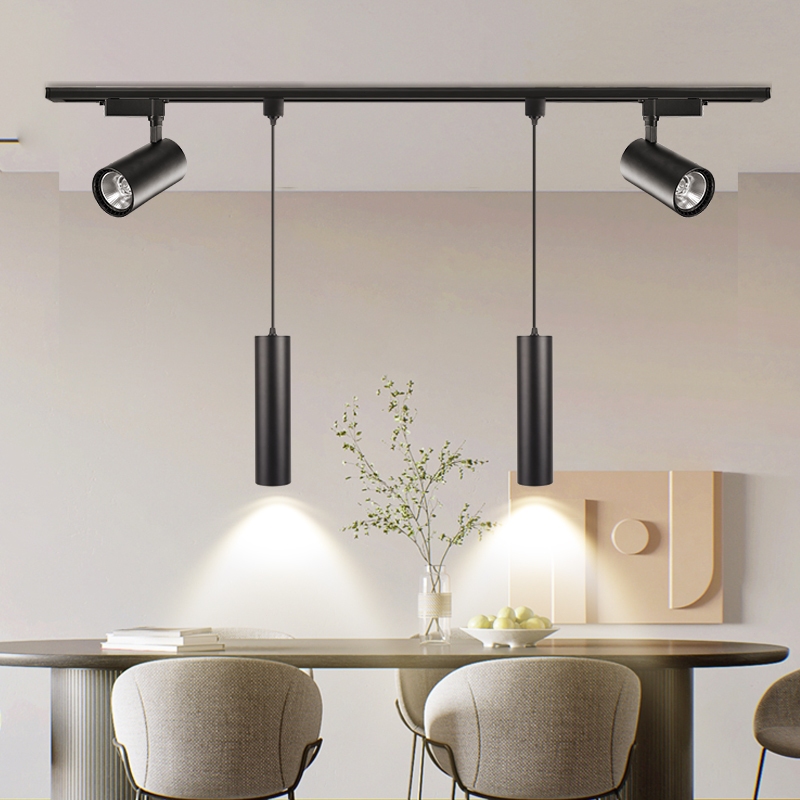 Track Pendant Light Dining Room Linear Track Lights Chandelier Ceiling ...
