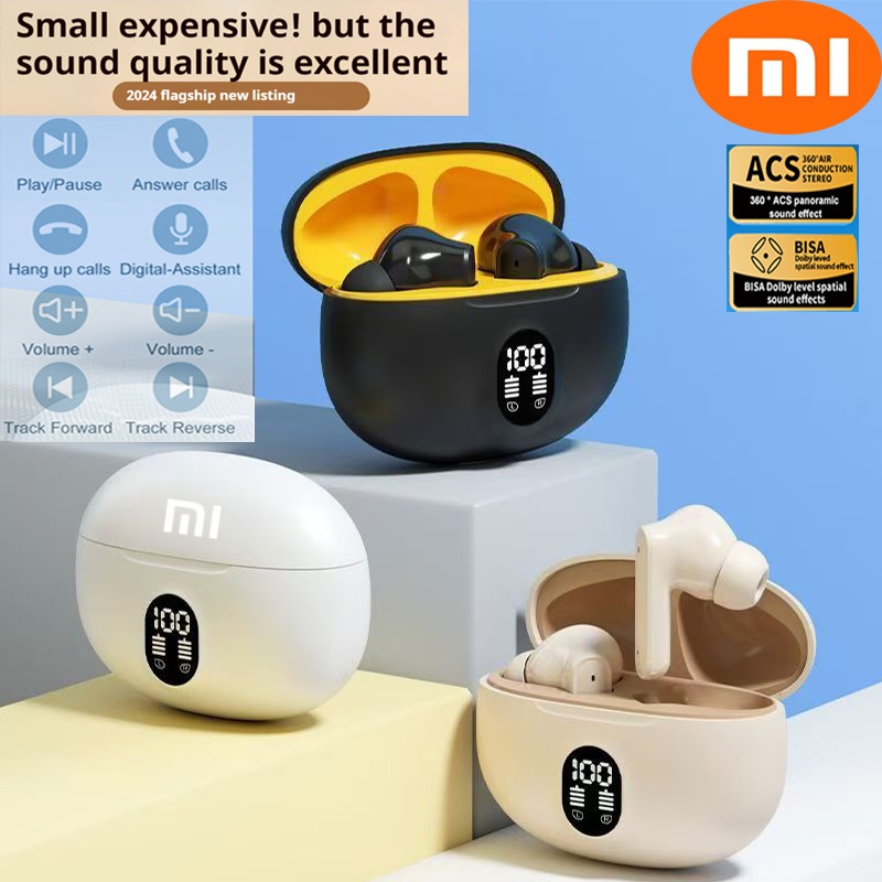 TWS ANC ENC Noise Cancelling reduction Bluetooth Earphone Stereo Sound ...