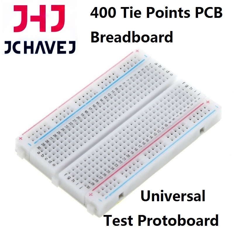 1 Pcs 400 Tie Points Solderless PCB Breadboard Mini Universal Test ...