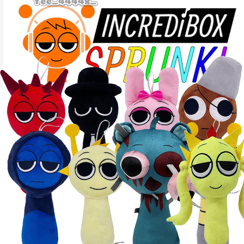 Sprunki Incredibox Sprunki plush toy Sprunki gift for kids | Shopee ...
