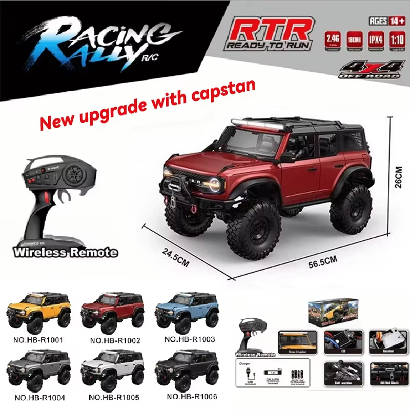 2025 HB toys R1001 R1002 New Upgraded Bronc 1/10 4WD RTR RC Electric ...