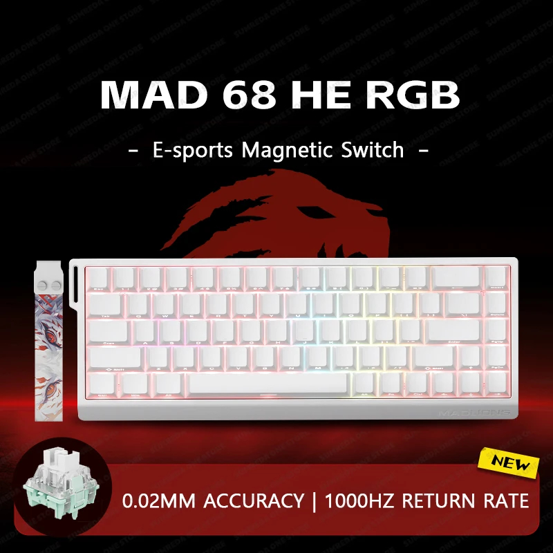 MADLIONS MAD60/MAD68HE Magnetic Switch Mechanical Keyboard, Gaming ...