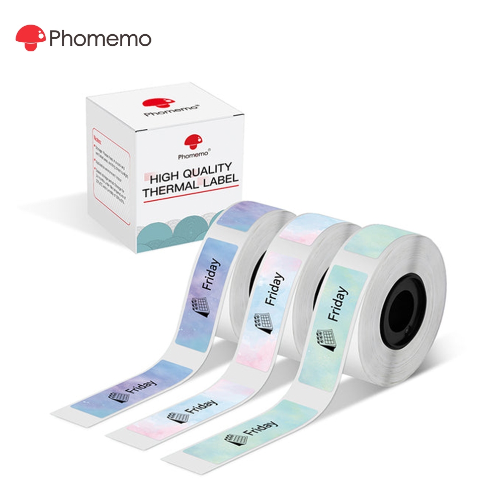 Phomemo Nebula/Galaxy Series Pattern Thermal Label Sticker For D30/D30S ...