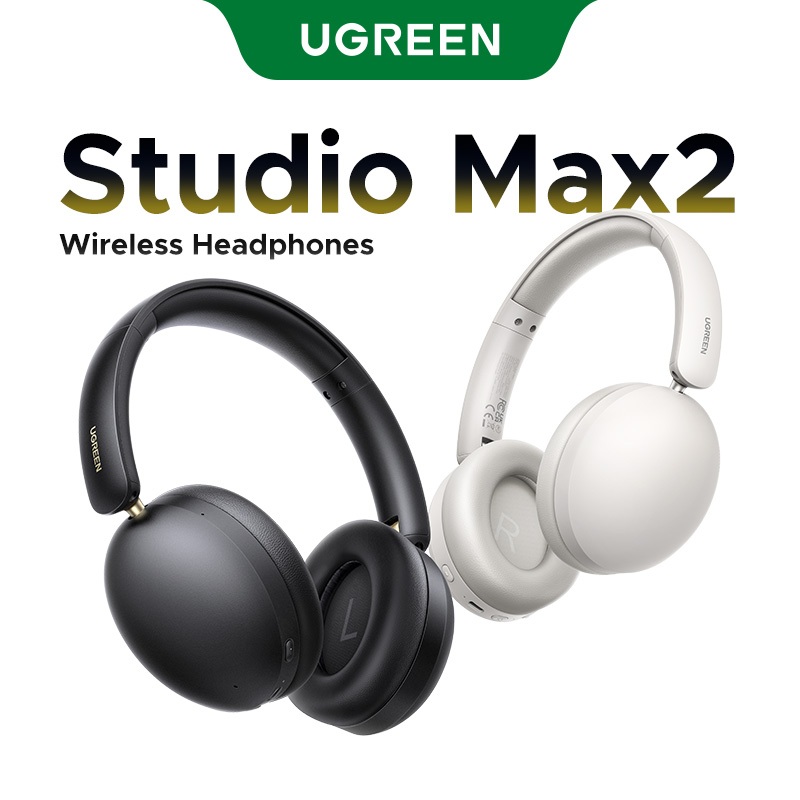UGREEN Studio Max2 Wireless Bluetooth 5.4 Headphone Hi-Res Certified HiFi Earphone with 3D ...