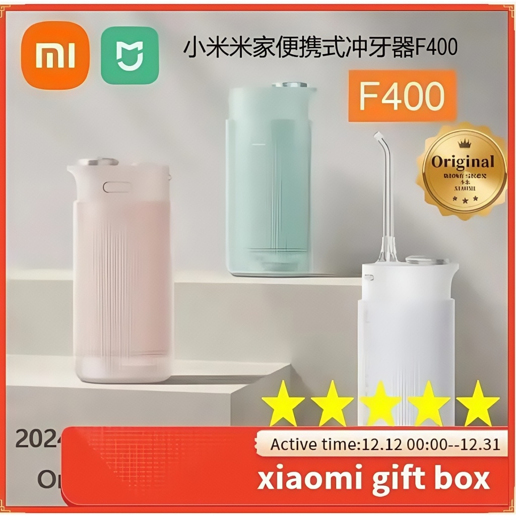 [ New 2024]Xiaomi Mijia Portable Oral Irrigator F400 Teeth Flosser IPX7 ...
