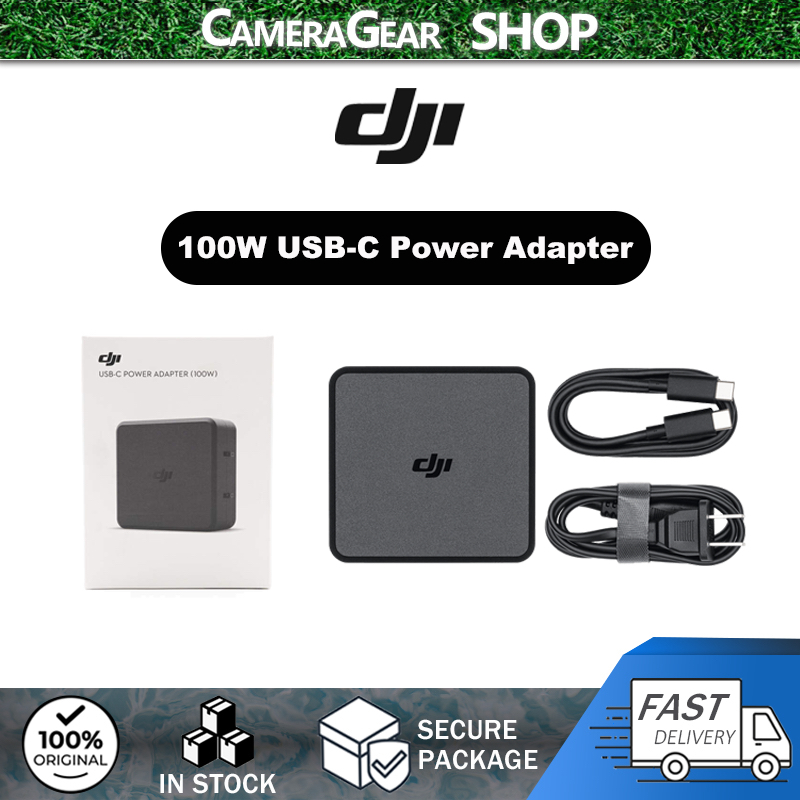 DJI 100W USB-C Power Adapter for Charging Mavic 3/Avata/Goggles 2 ...