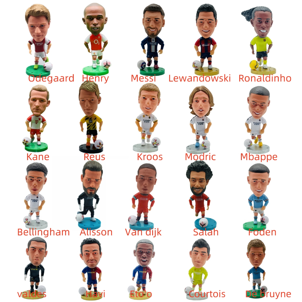 Soccerwe Soccer Player Puyol Mbappe Davis Vinijr Lamine Yamal McTominay ...