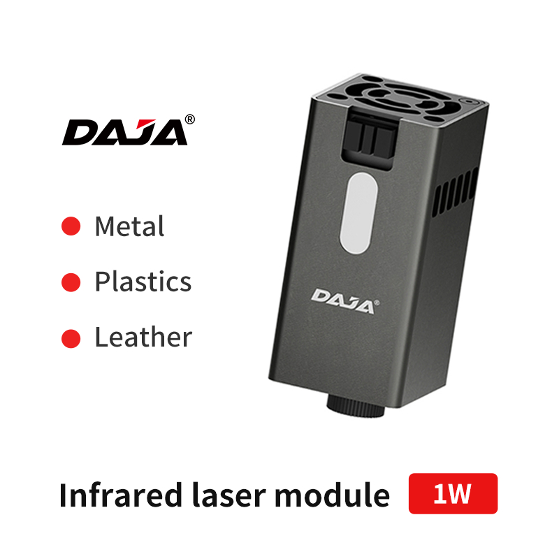 DAJA Infrared Laser 2W/1W Laser Head Engraving Machine For Metal Dog ...
