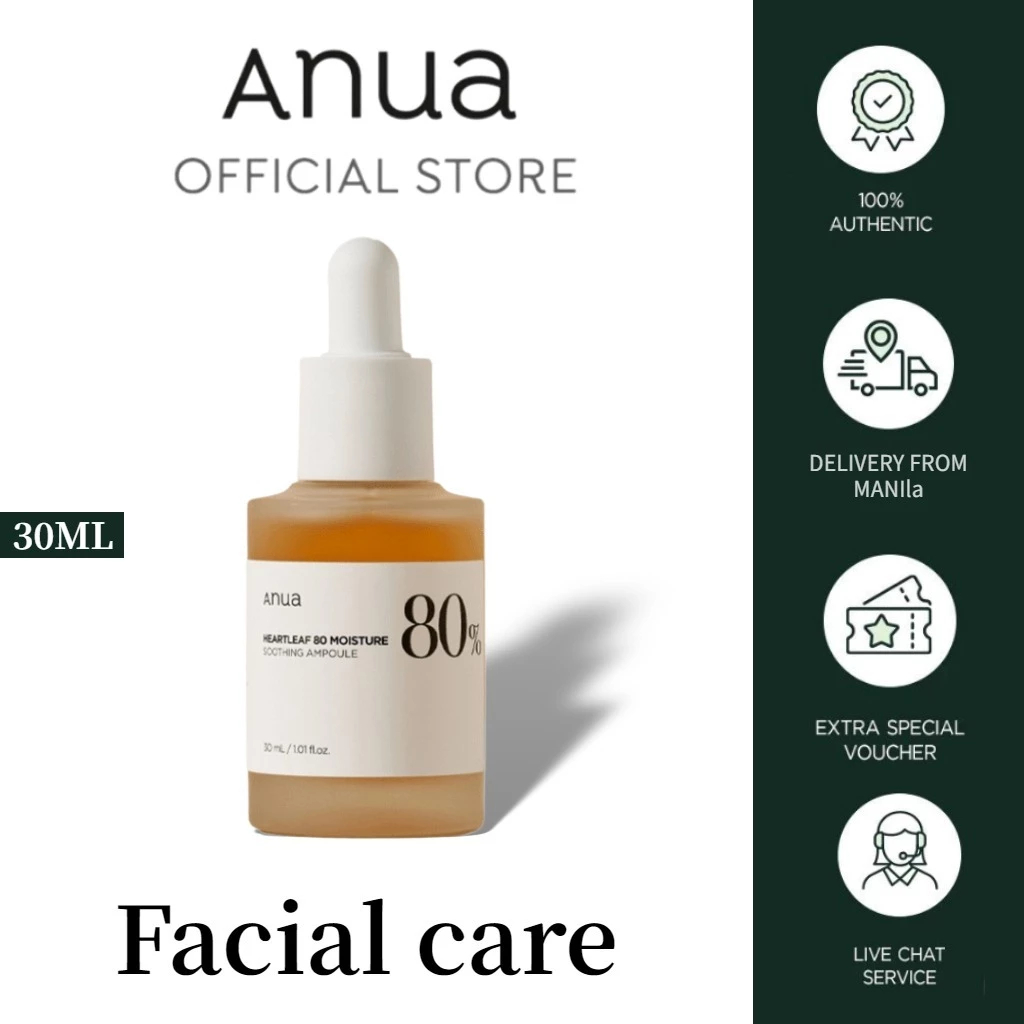Anua Heartleaf 80% Moisture Soothing Ampoule (30ml) | Shopee Singapore