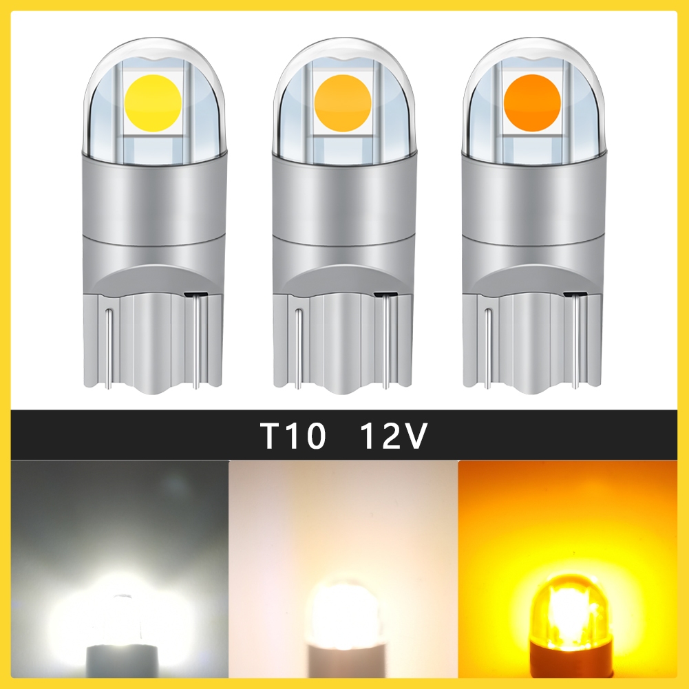 Ruiandsion T10 194 LED Dashboard Light Bulb for Roof Map Light 6V 12V ...