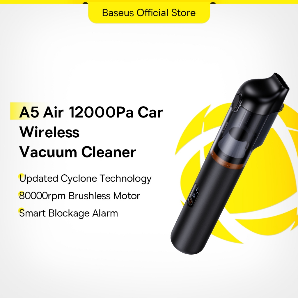 Baseus A5 Air 12000Pa Car Wireless Vacuum Cleaner Cordless Vehicle ...