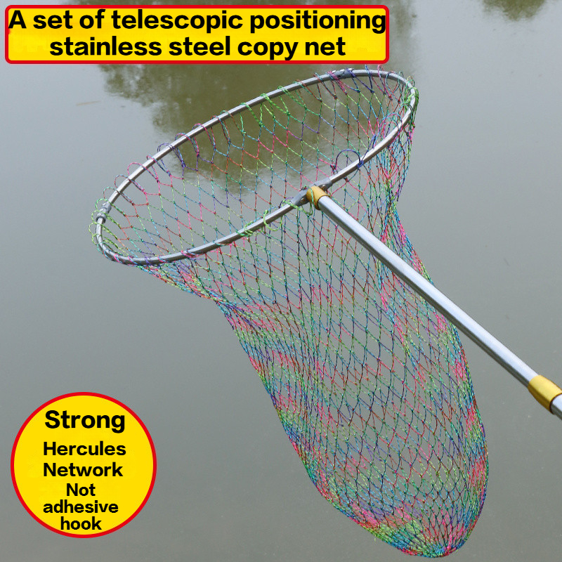 Fishing Diddle-Net Full Set of Stainless Steel Multi-Functional ...