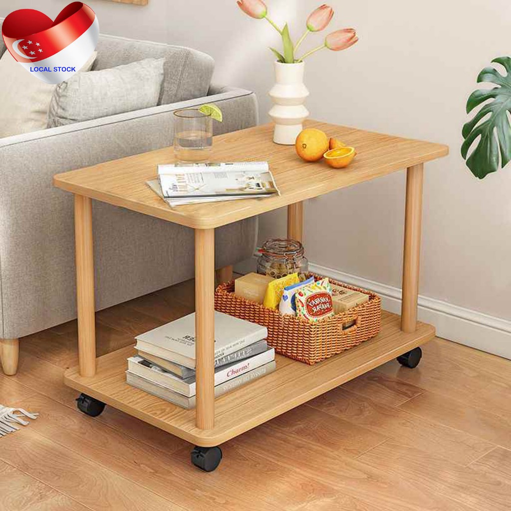 Removable Side Table Soft Tea Table Living Room Desk Top Tilting Laptop ...