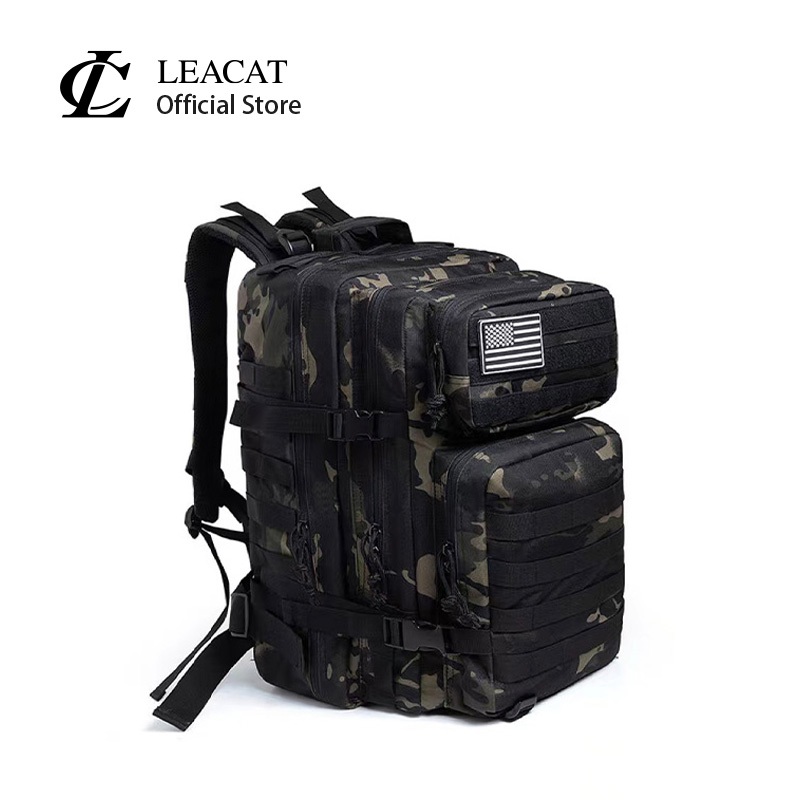 Leacat 50L Camouflage Backpack Men Hunting Trekking Rucksack Waterproof ...