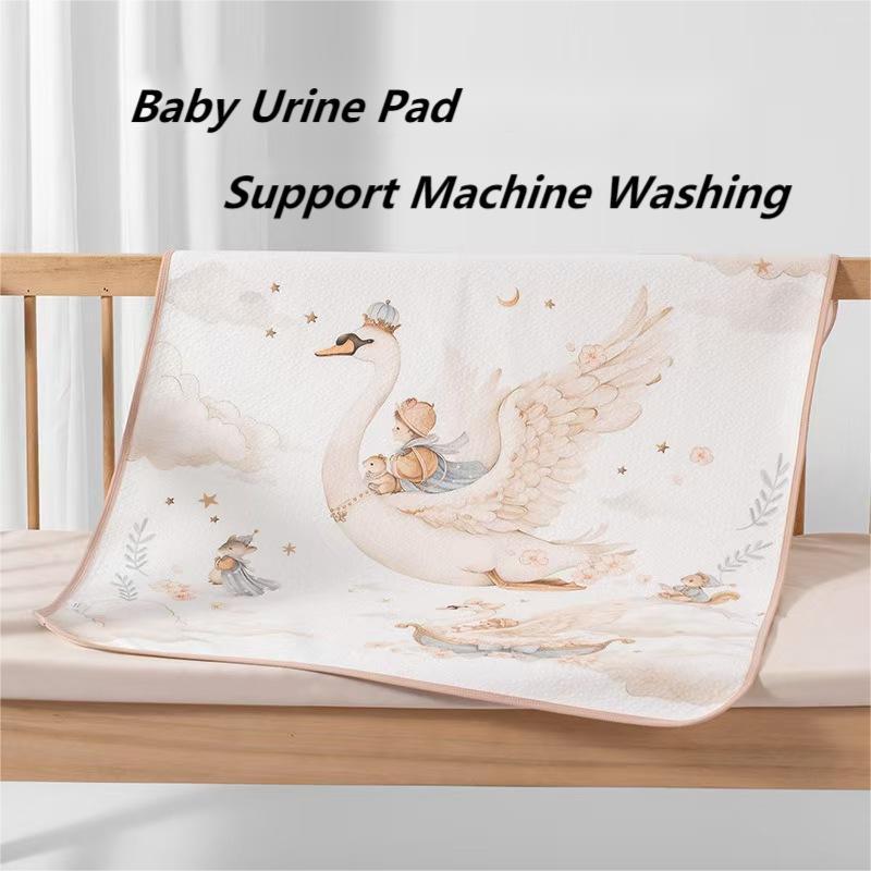 Pure Cotton Baby Urine Pad Newborn Changing Mat Waterproof Baby Bed ...