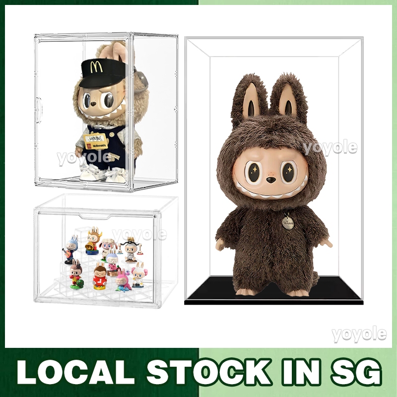 Zimomo Display Box for MONSTERS ANGEL Labubu Display Case Acrylix ...