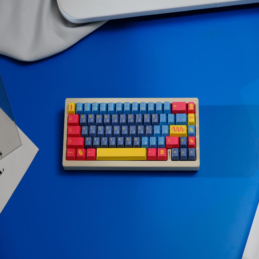 GMK Diners Keycaps 129 Keys PBT Material Cherry Profile GMK Keycaps DYE ...