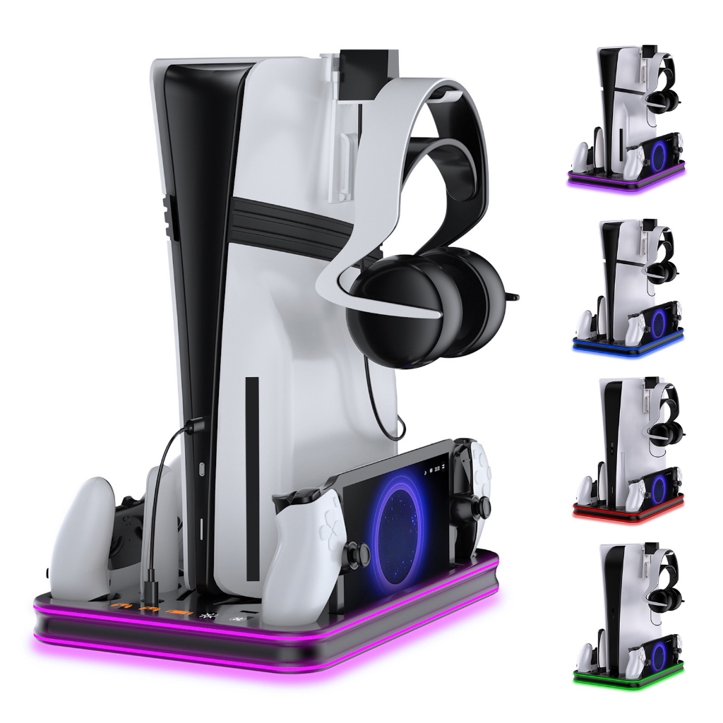 Multifunctional LED RGB Cooling Stand with Dual Controller and PS5 ...